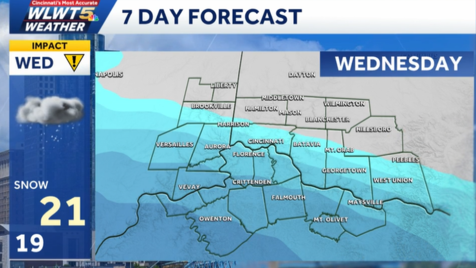 Tracking next snow: Eyeing next chance for measurable snow next week