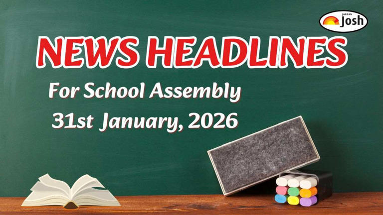 Today’s school assembly headlines (31st January 2026): Kolkata fire ...