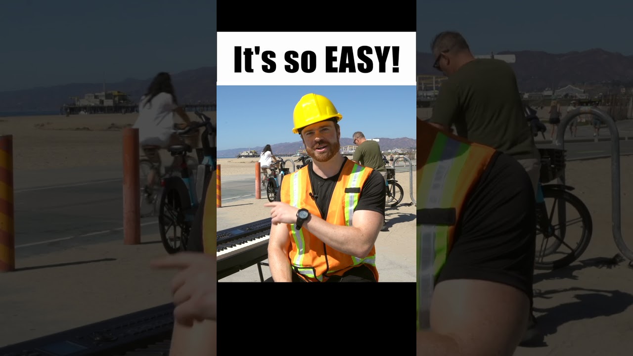 Curious how strangers react to piano?