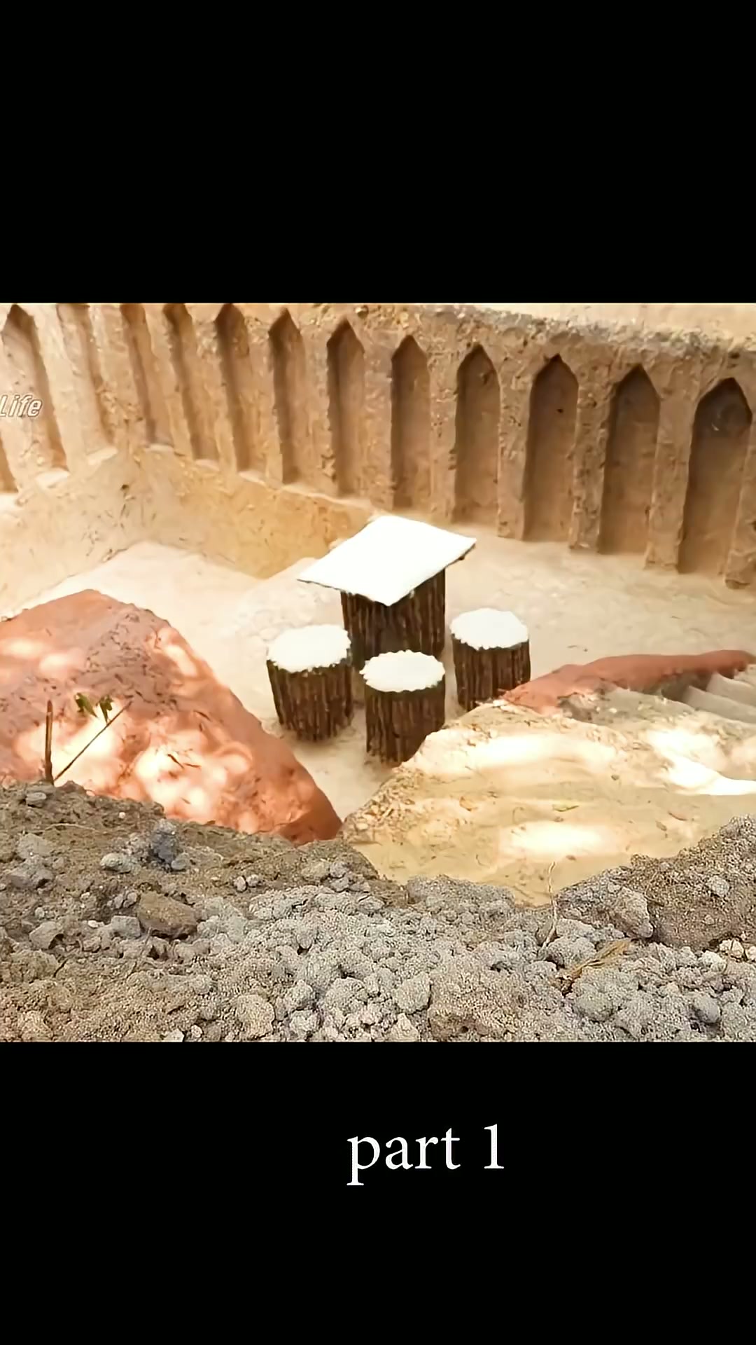 Unbelievable! Build the best underground house and swimming pool