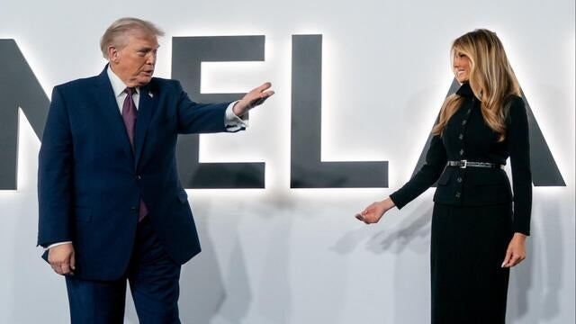 Trump officials join president and first lady for "Melania" premiere