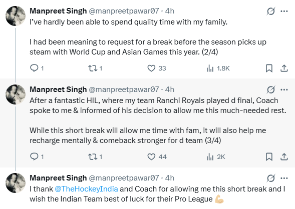 Star India player breaks silence, dismisses disciplinary rumours