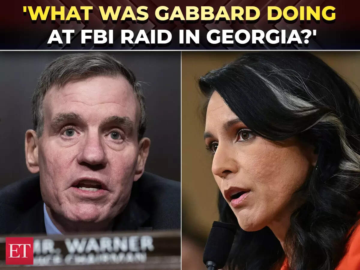 ‘Tell us, why?’: Tulsi Gabbard under fire over her presence at FBI raid ...
