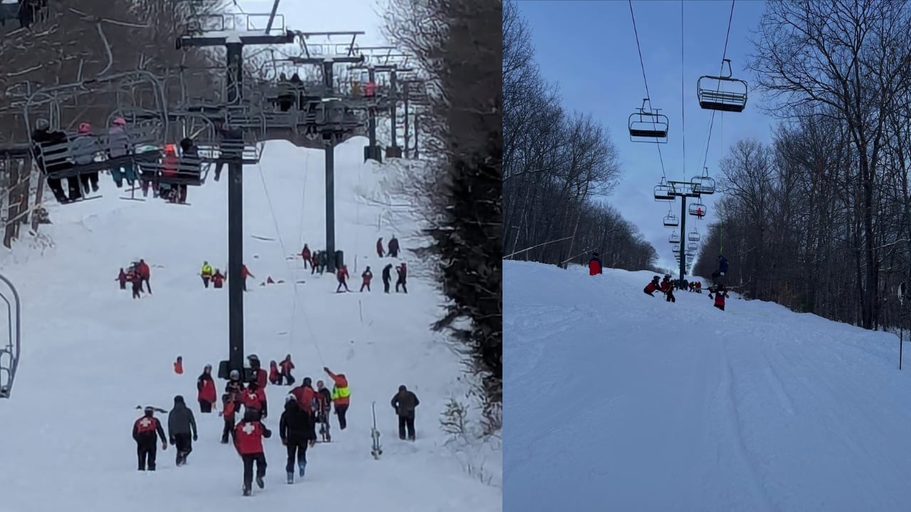 59 people rescued, 1 hospitalized after ski lift malfunction in New ...