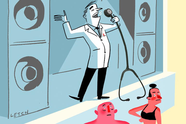 I am a doctor. If I see people at festival without a hat, should I say ...