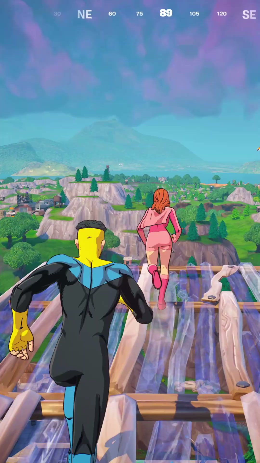 Omni-Man broke our skybase.. but then! 😳😱 #shorts