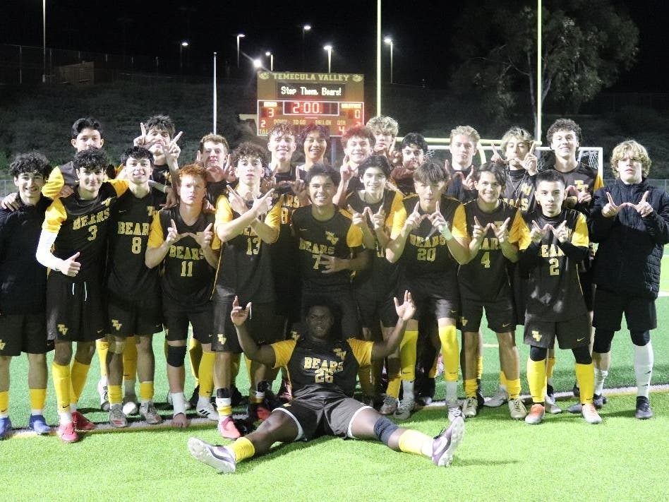 'Curse Broken!' Temecula Valley Men's Soccer Clinches Southwestern ...