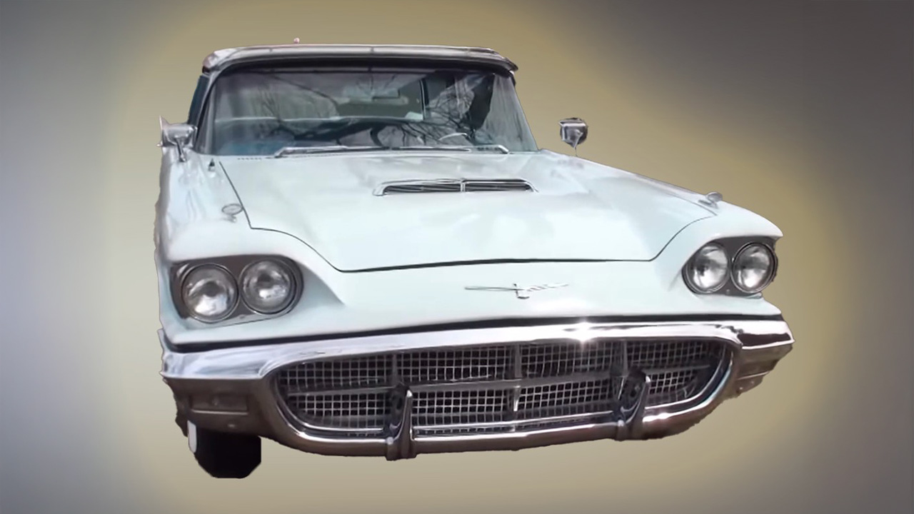 1960 Ford Thunderbird with a rare sunroof