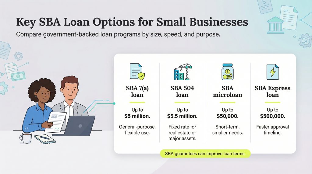 Which government loans are available to entrepreneurs?