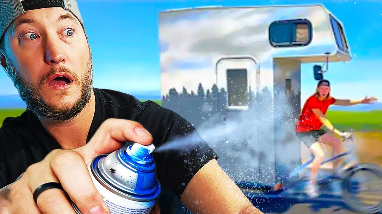 I helped the Dangie Bros make a homemade bike house