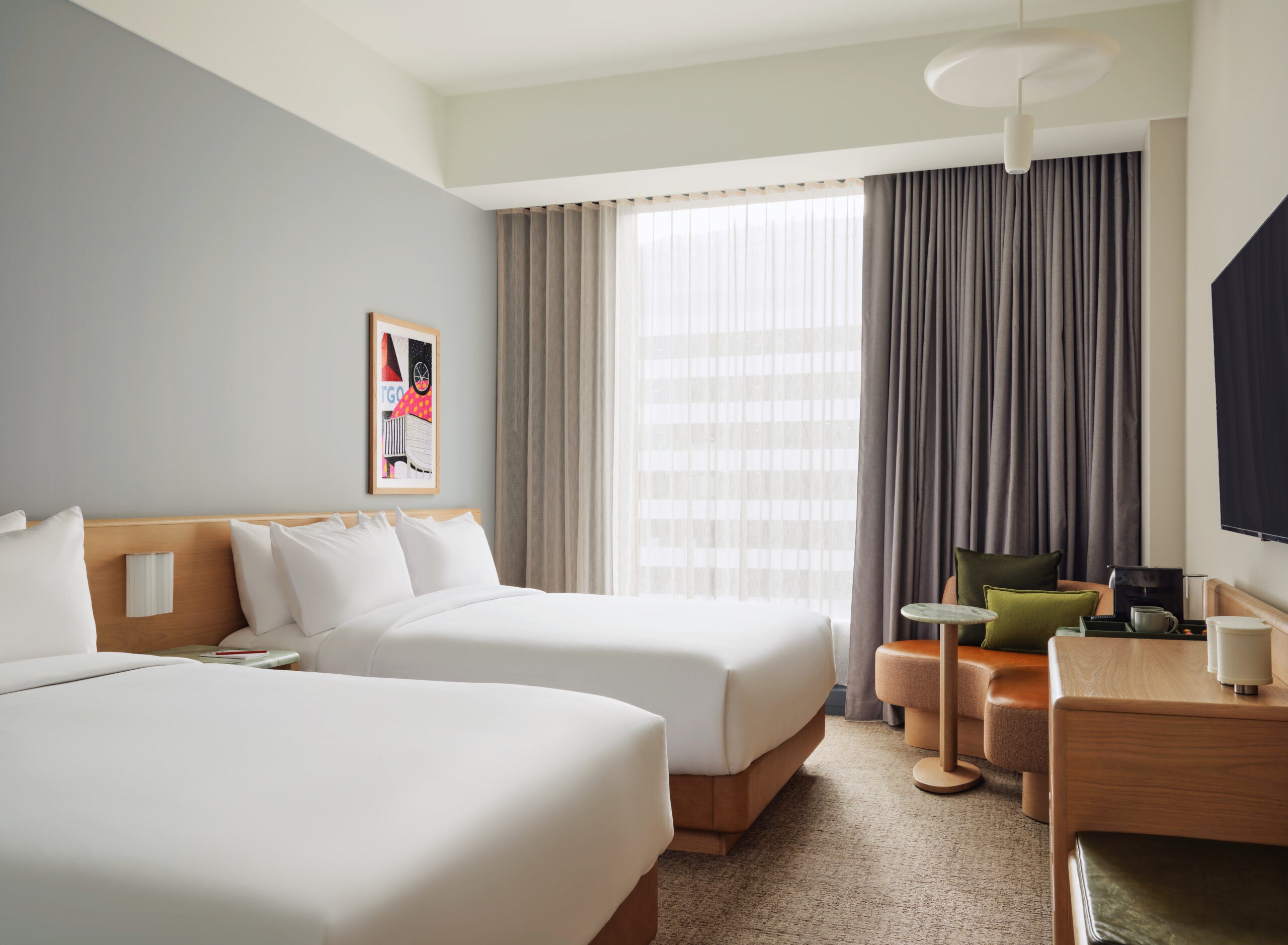 The Atlas Hotel just opened in Allston. Take a look inside