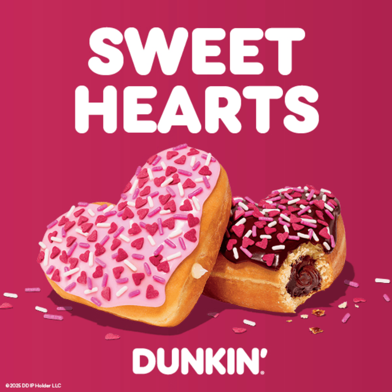 The Dunkin' 2026 Valentine’s menu is here with festive drinks, heart ...