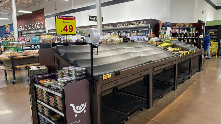 Ice storm delays shipments, leaving metro Kroger shelves empty