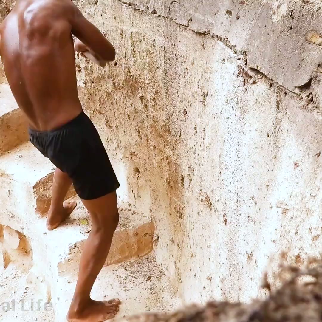 Watch this amazing underground house creation!