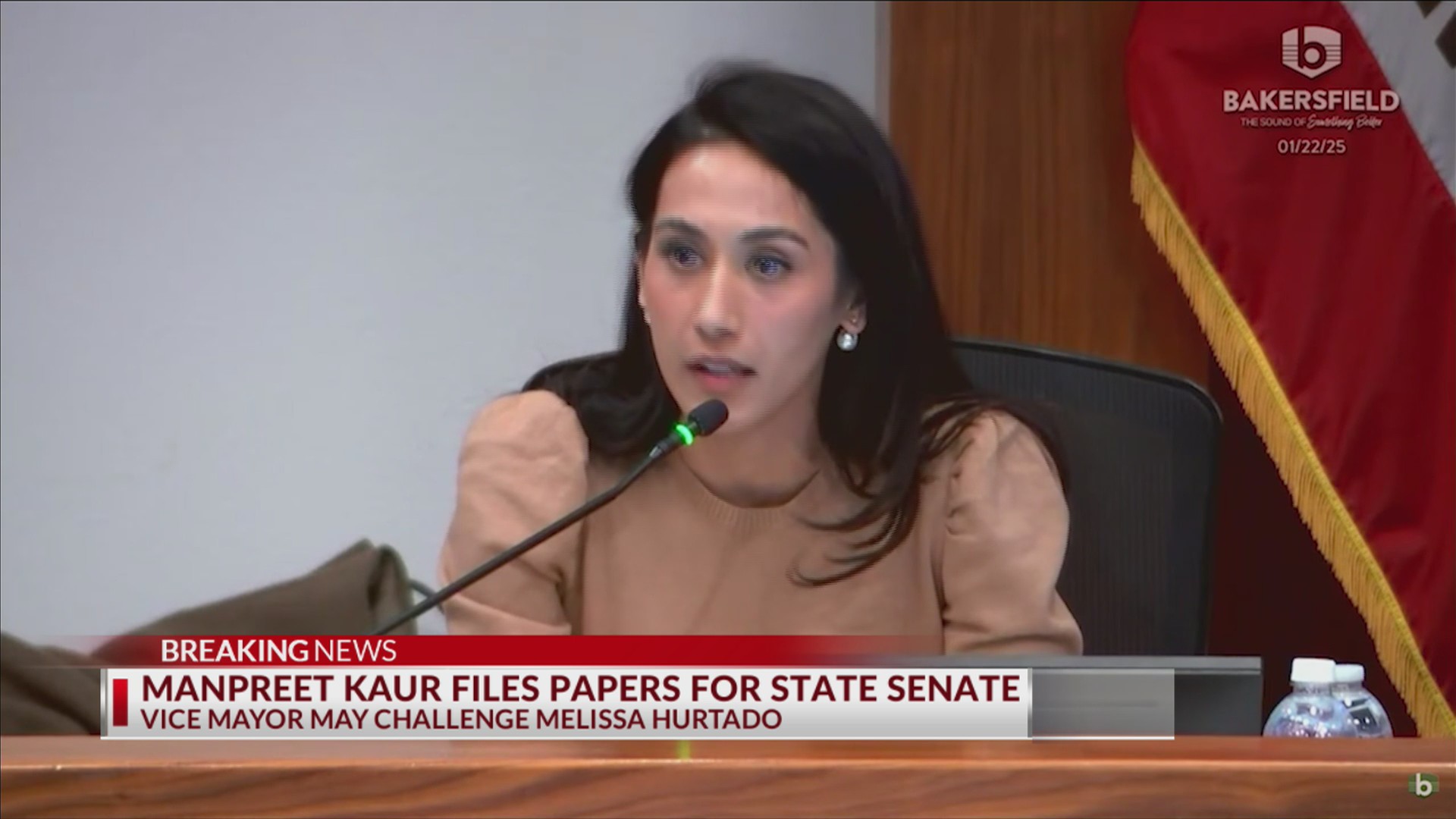 Manpreet Kaur files papers for state Senate