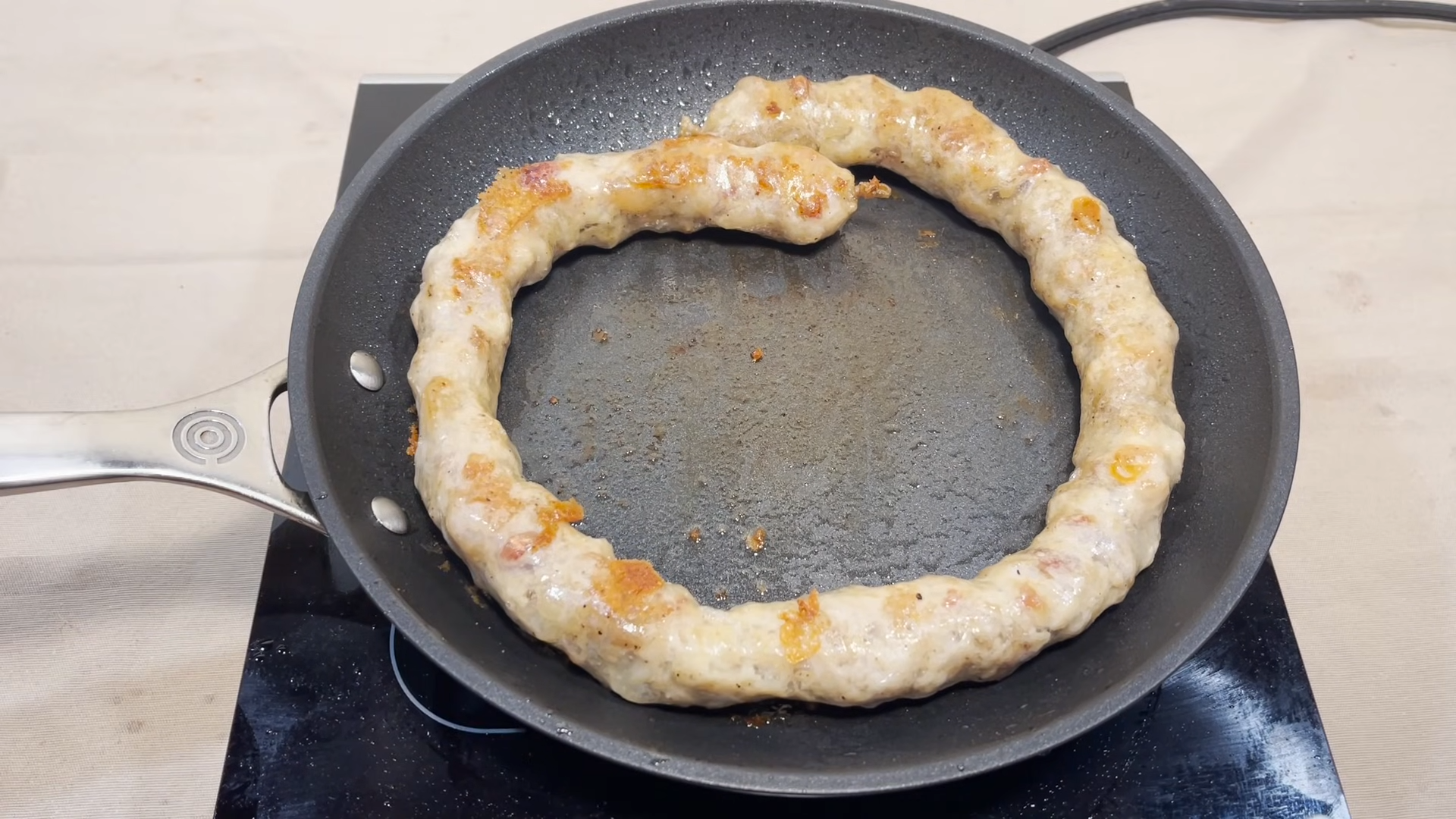 This one is not for the faint of heart, it's beef tendon sausage