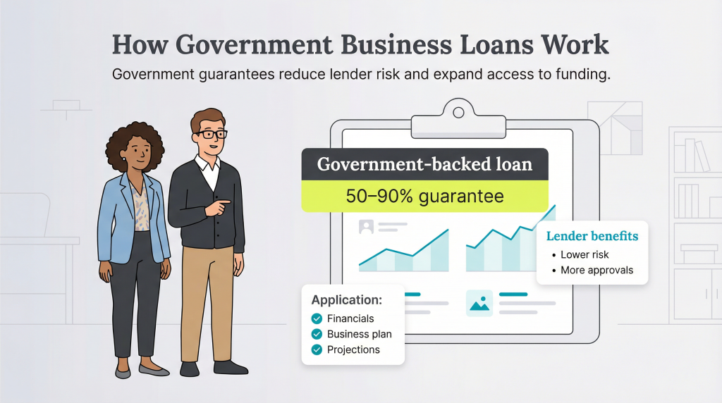 Which government loans are available to entrepreneurs?