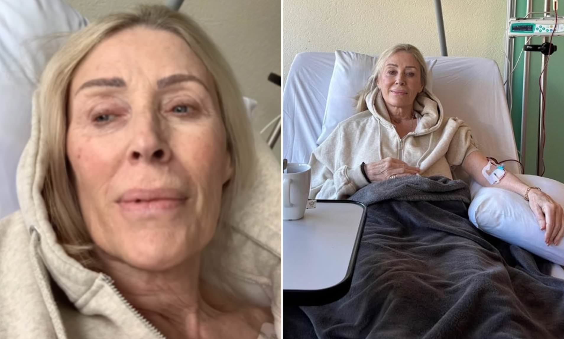 Angie Best shares a health update from her hospital bed ahead of second ...