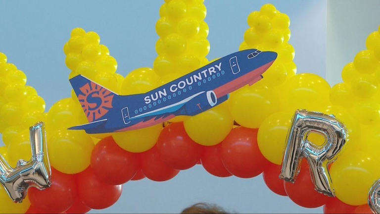 Maintenance hiccup delays Sun Country's first ATW flight