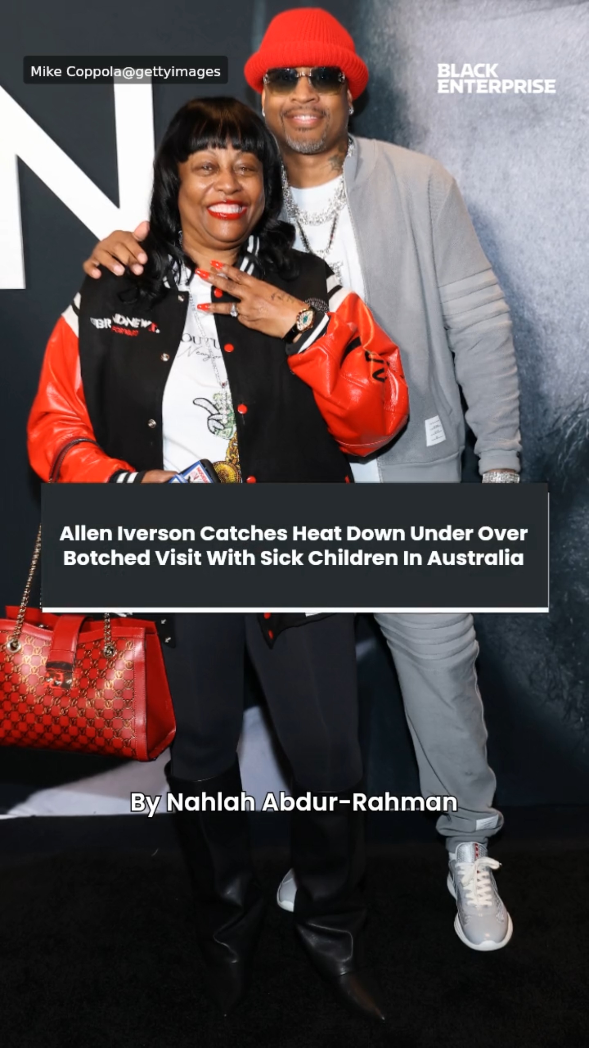 Allen Iverson catches heat down under over botched visit with sick ...