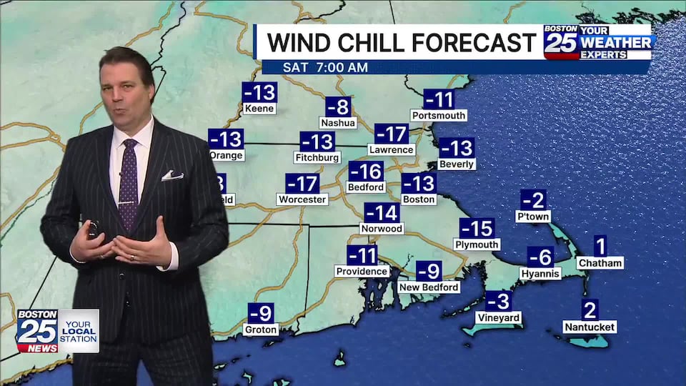 Boston 25 weather: Friday late afternoon forecast
