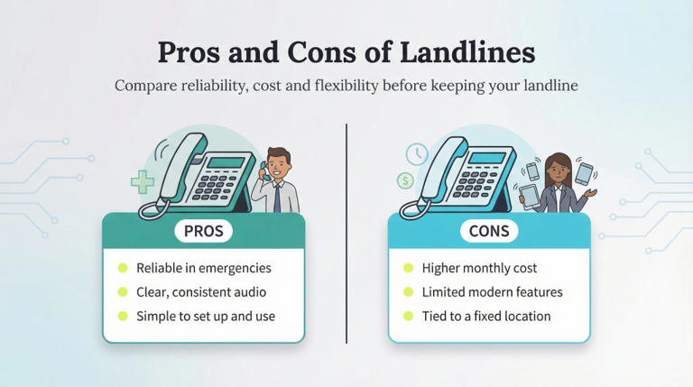 VoIP vs. landlines