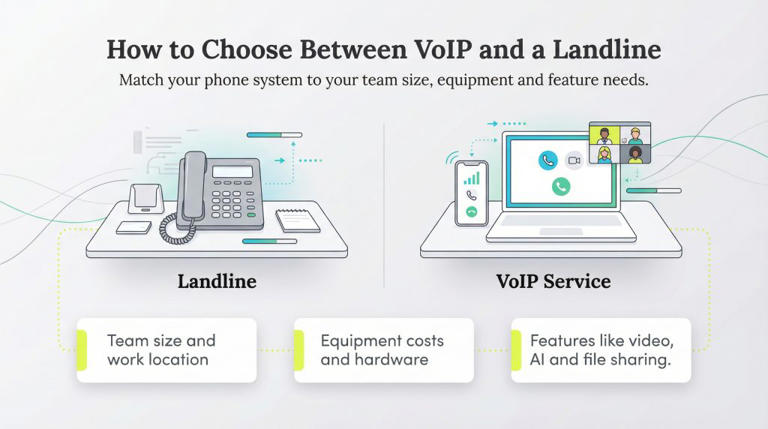 VoIP vs. landlines
