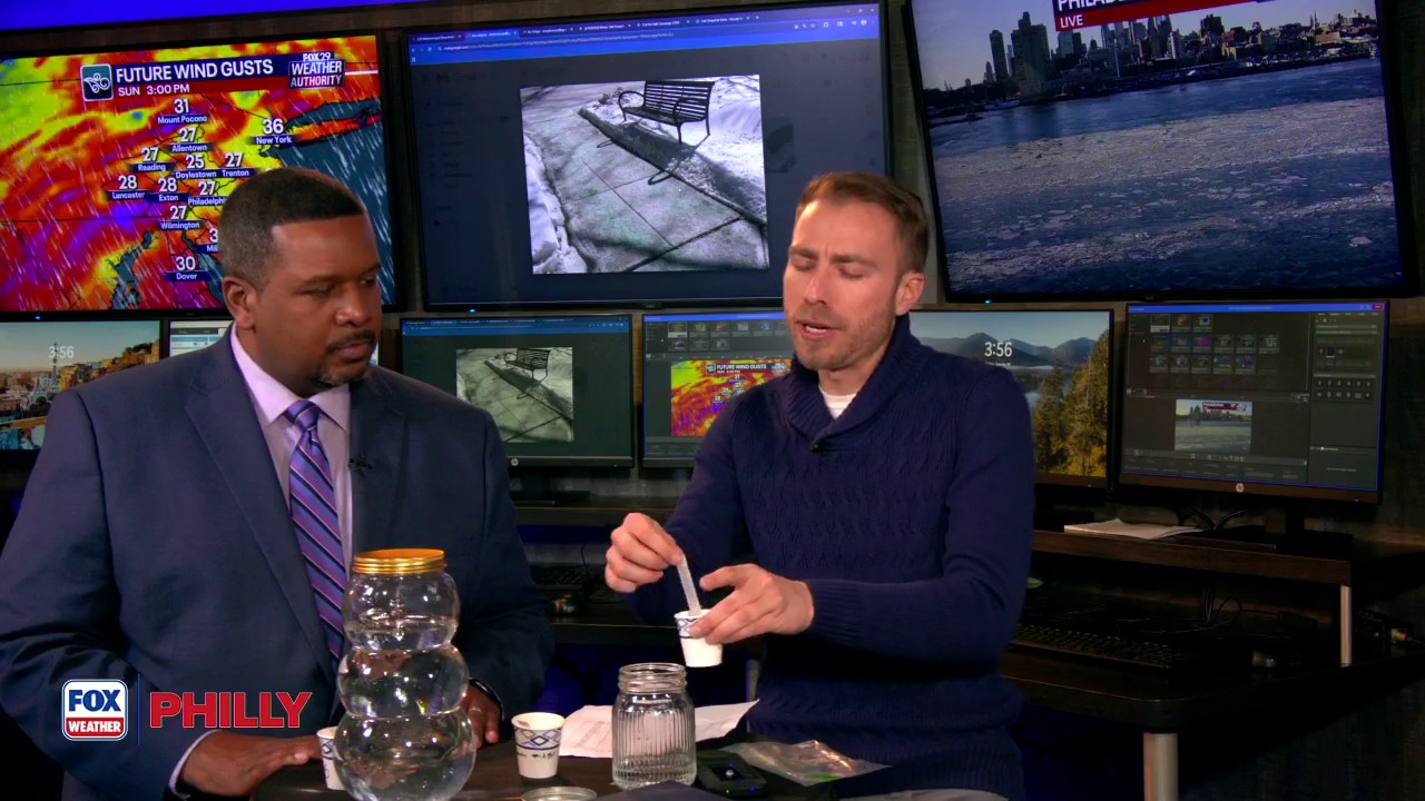 Science experiment: What happens to the snow that melts? | FOX Weather ...