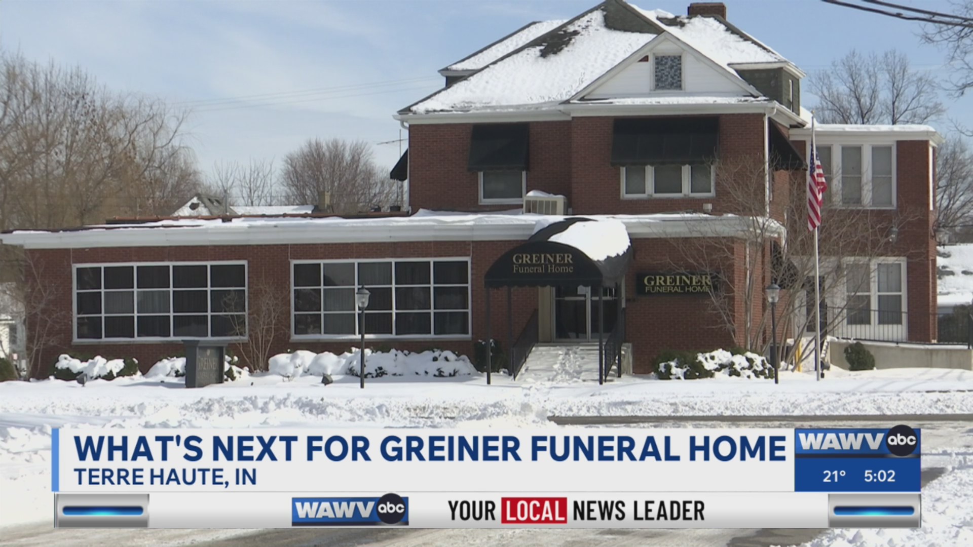 What's next for Greiner Funeral Home?