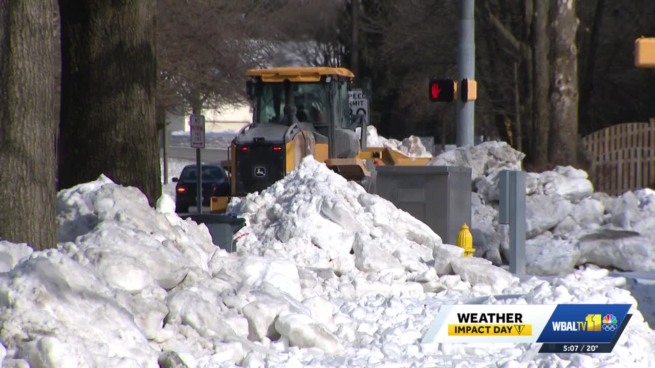 Anne Arundel County crews working to clear snow days after storm