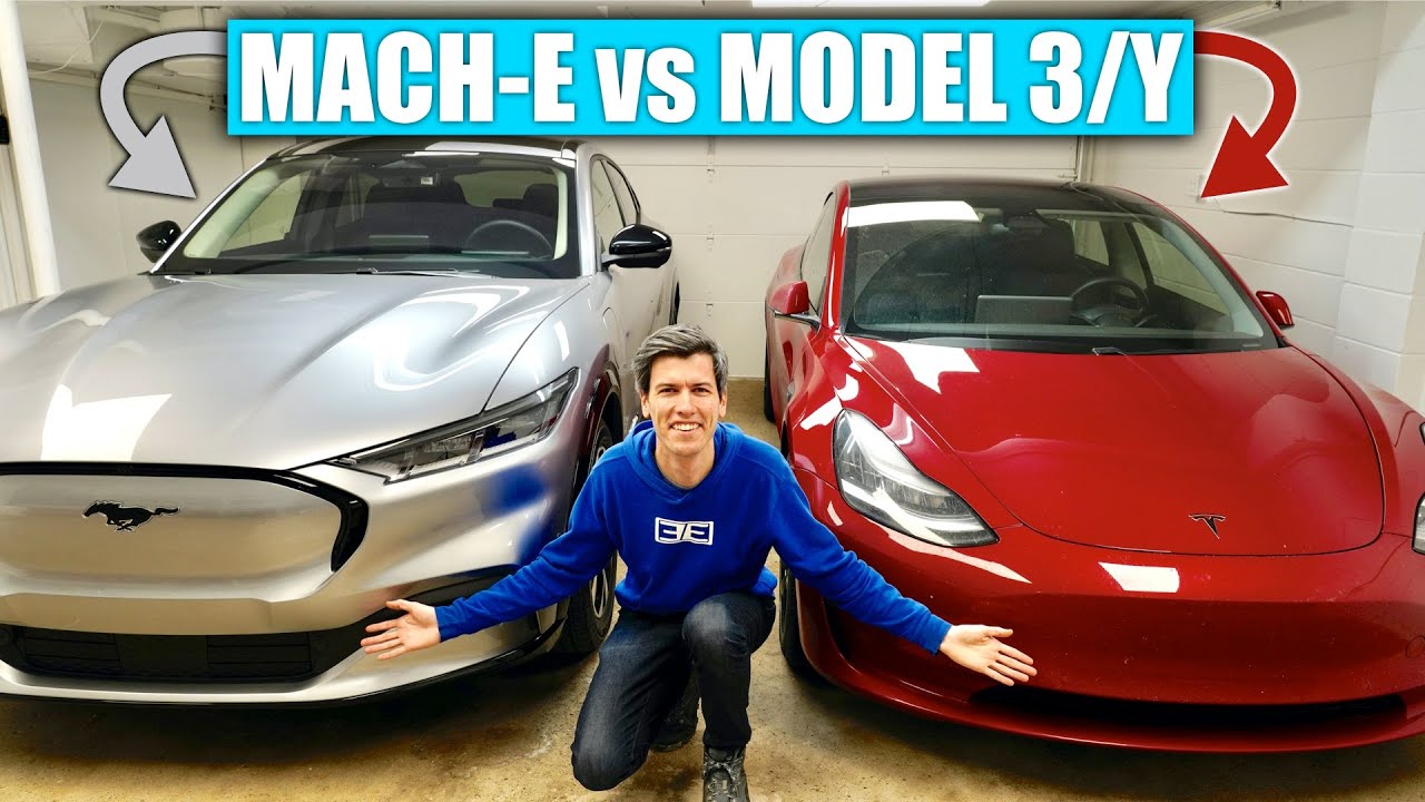 Ford Mustang Mach-E vs Tesla Model 3, Model Y - Tesla's still king