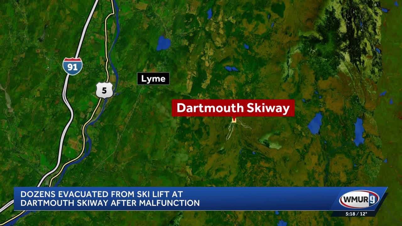 Dozens rescued from ski lift at Dartmouth Skiway