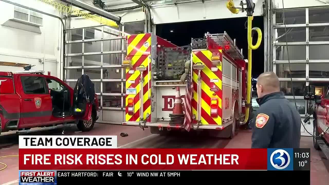 West Hartford firefighters warn of cold weather fire dangers