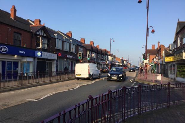 Traffic chaos on main road through town as four-way lights put in place