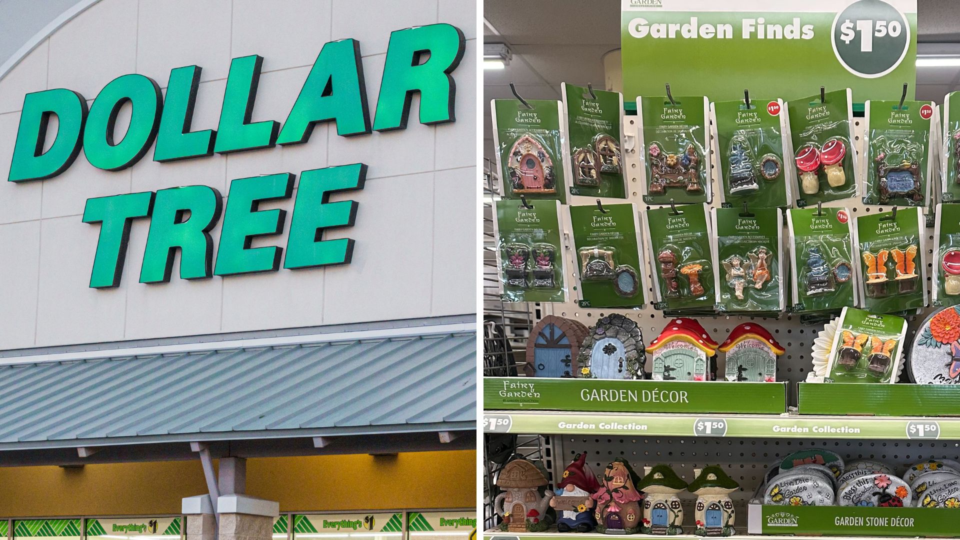 Dollar Tree fairy garden - check out the gnomes, houses and more decor