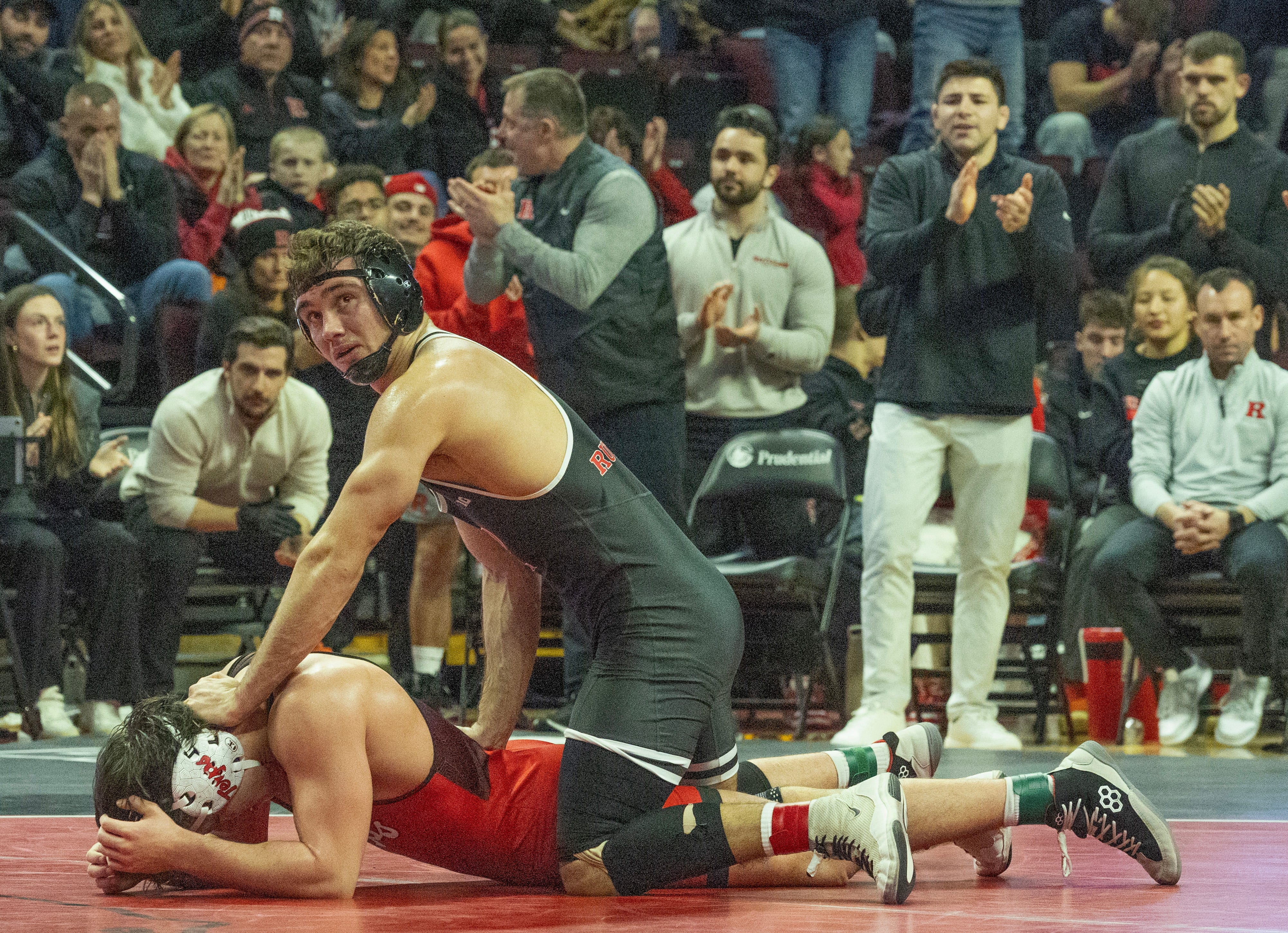 Rutgers wrestling rallies for win over Rider after another slow start