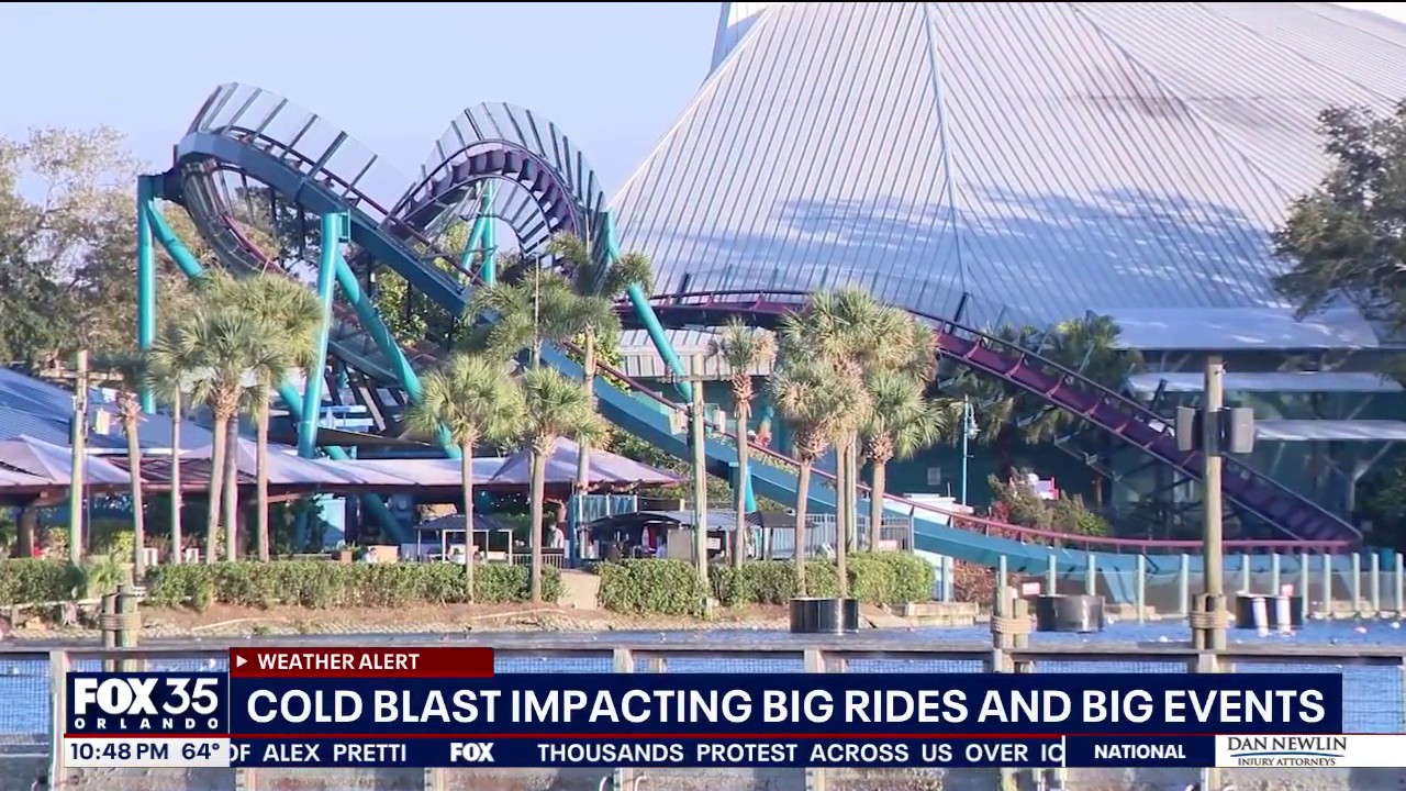 Florida cold snap may affect weekend events, theme parks