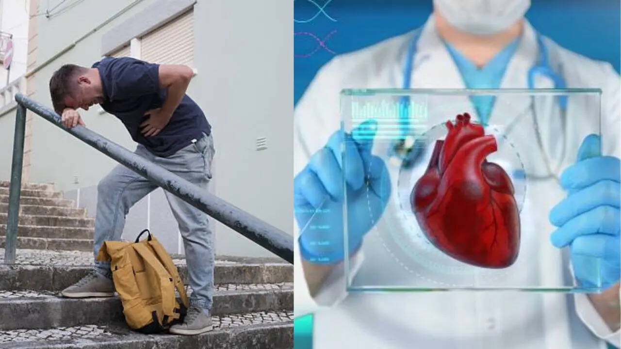 If climbing stairs leaves you breathless, your heart may be trying to ...
