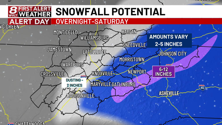 First alert: Snow continues this morning with highest totals in the ...