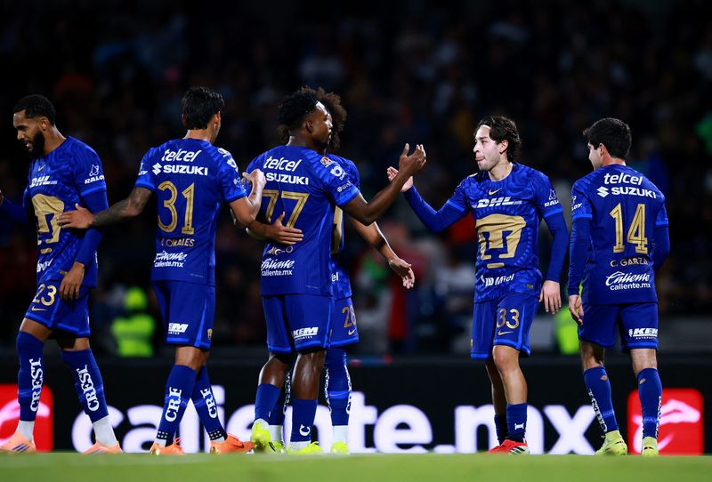 Pumas UNAM golea en torneo mexicano de fútbol