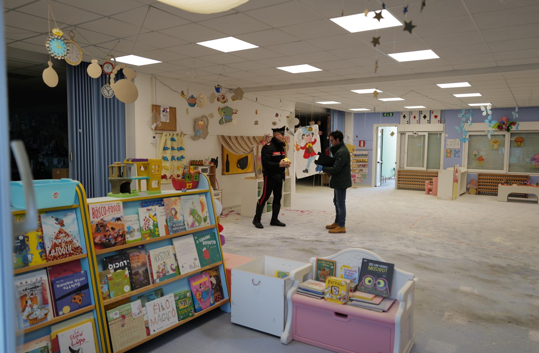 L’asilo vandalizzato. Lavori ancora in corso. I piccoli potranno ...