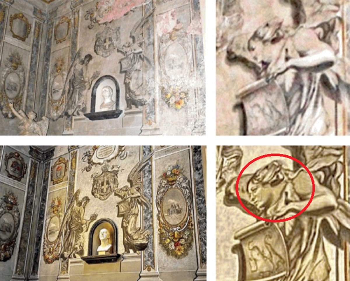 E nella basilica di San Lorenzo in Lucina compare l’angelo con il volto ...