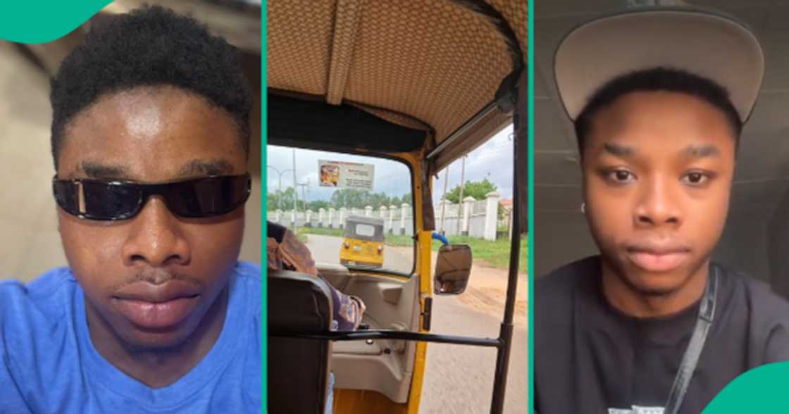 Emotional moment man narrated how he became only passenger in keke