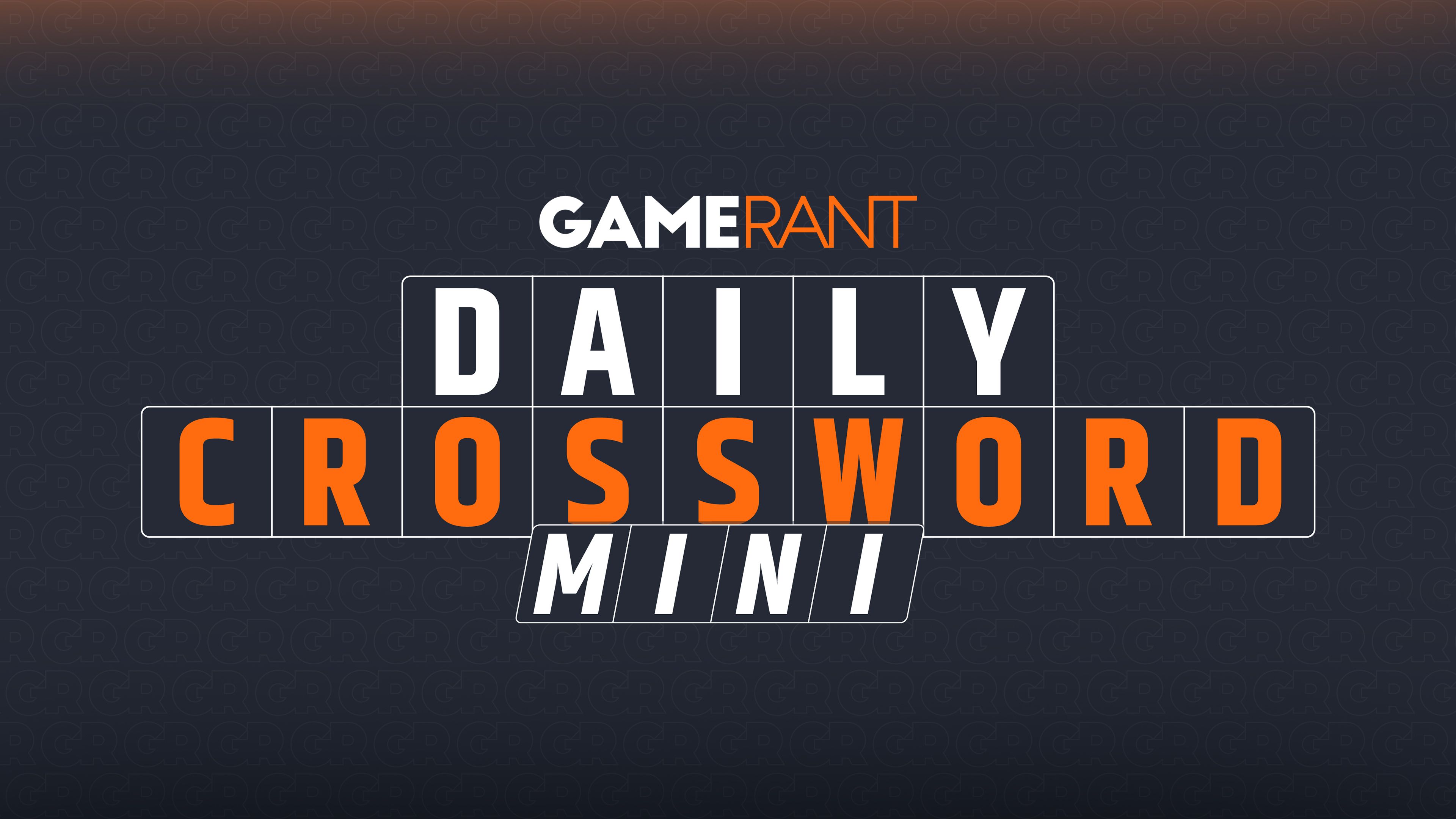 GameRant daily crossword mini (February 1, 2026)
