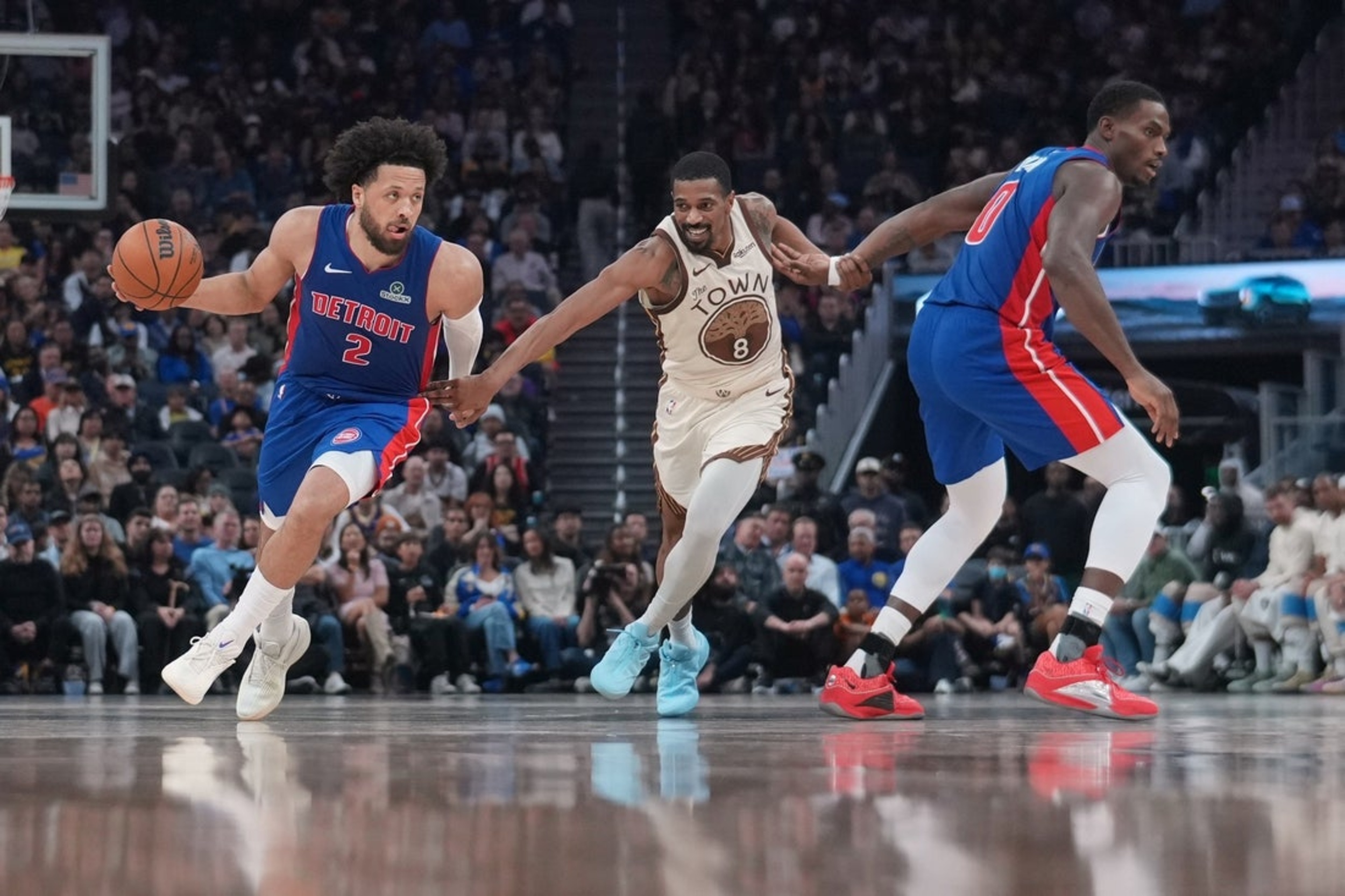 Cade Cunningham helps Pistons stave off Warriors rally