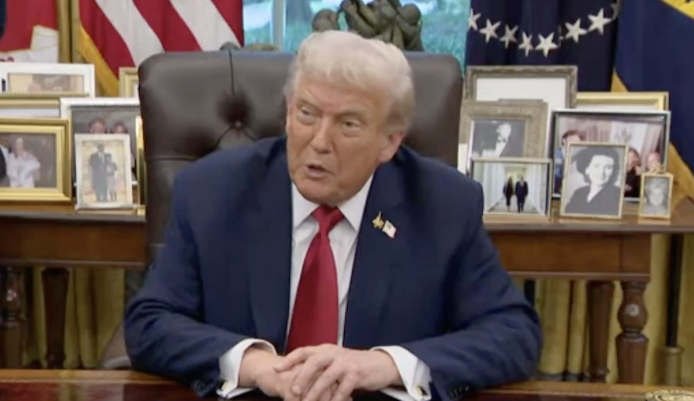 'Does everybody like the name? I do': Trump takes victory lap after ...