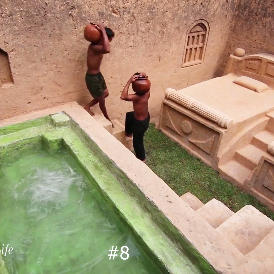 63 days building the most luxurious underground twin bedroom and ...