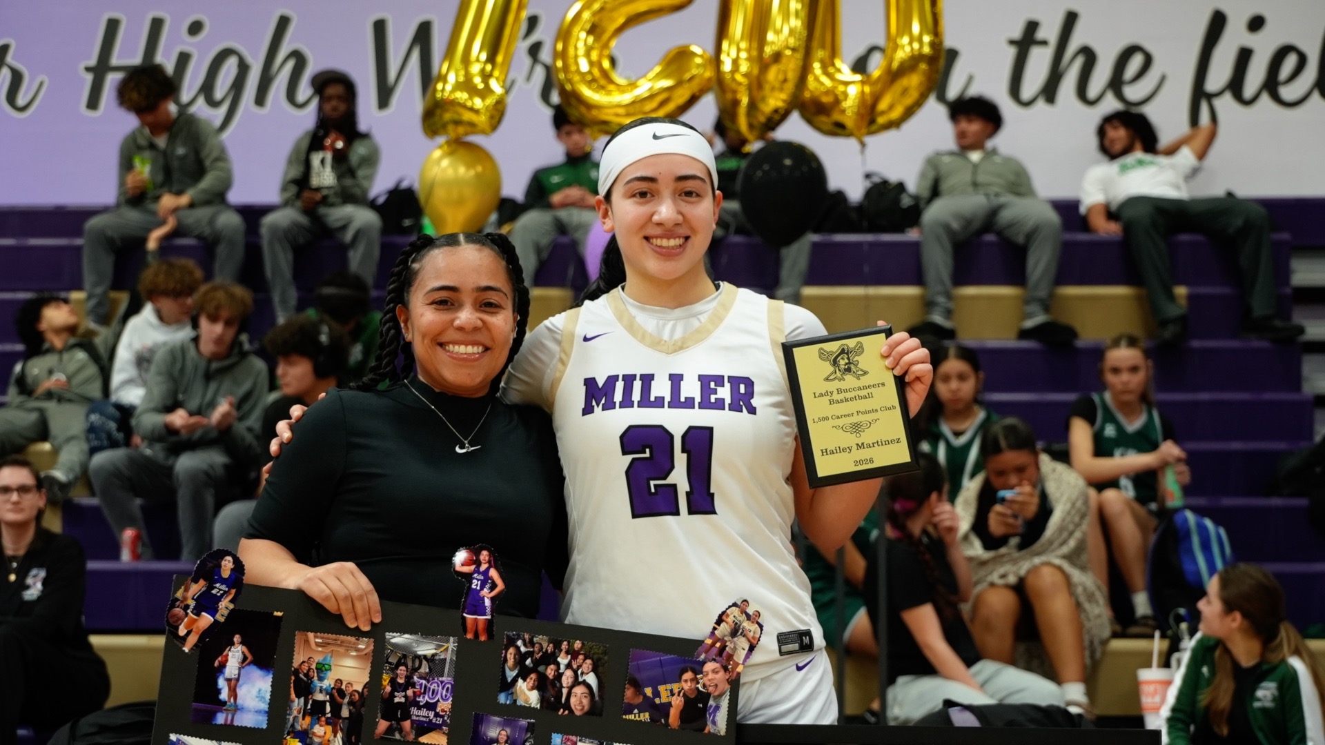Miller's Hailey Martinez celebrates 1,500 points, Lady Bucs defeat King ...