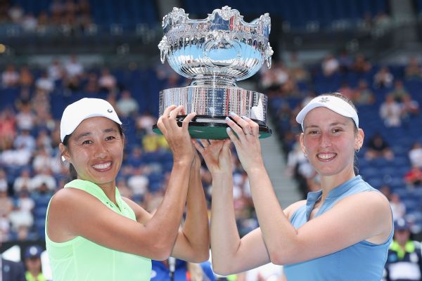 Elise Mertens, Zhang Shuai win Australian Open doubles crown
