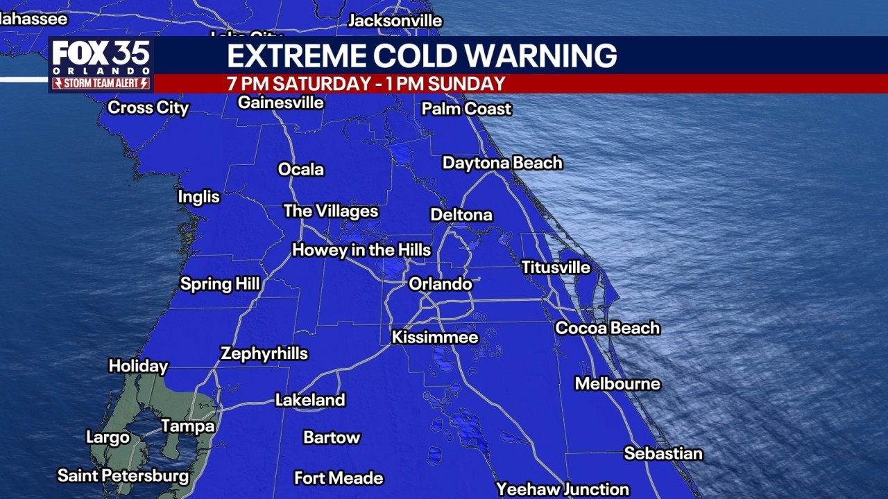 Orlando cold update: Forecast, timeline, cold temperatures